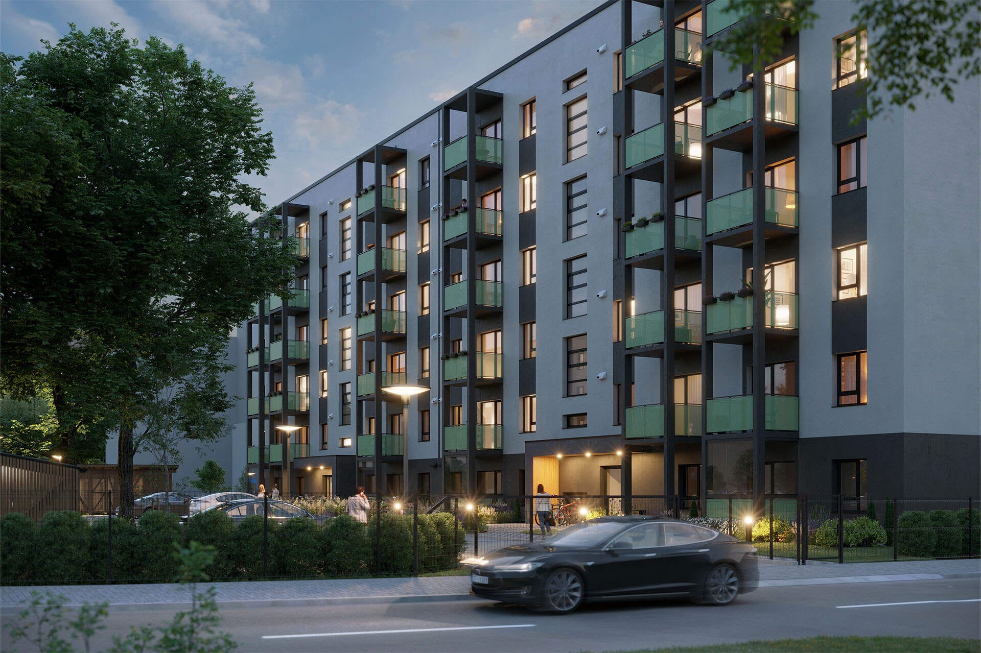 Bonava jaunais projekts "Blūmendāles mājas" Ķengaragā - trešā ēka Prūšu ...